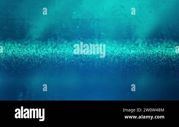 Flowing blue glittering frozen particles on icy background. UHD 4K ...