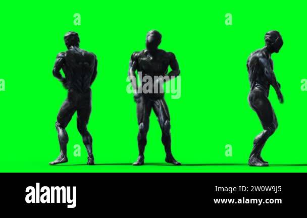Military space soldier animation. Phisical, motion blur. Realistic 4k ...