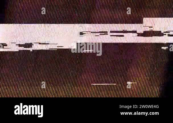 Best 4k Broken Cracked TV Screen Video.Old tv screen error Abstract ...