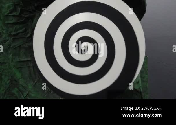 Hypnosis Spiral in eye, layout with hypnotic rotating eyes Stock Video ...