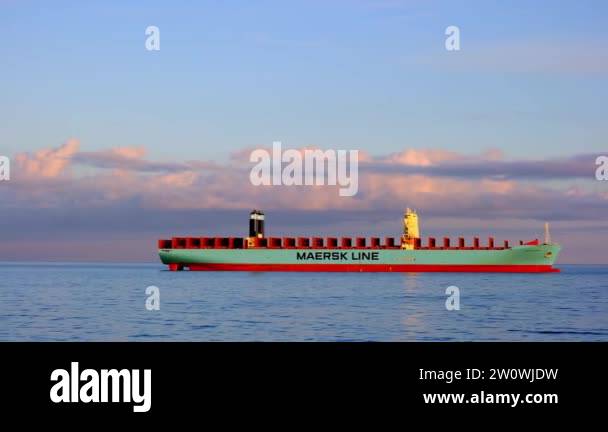 Modern maersk line container ship Stock Videos & Footage - HD and 4K ...