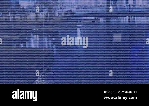 Animation of busy road traffic on a city street in fast motion with ...