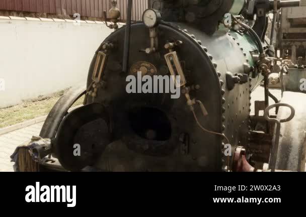 Boiler and Steam Engine Firebox / Steam Engine used as a drive to work ...