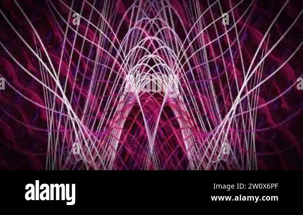 Fantastic video animation with moving stripe object and background ...