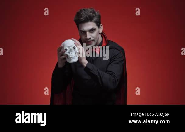 Scary human skull halloween studio Stock Videos & Footage - HD and 4K ...
