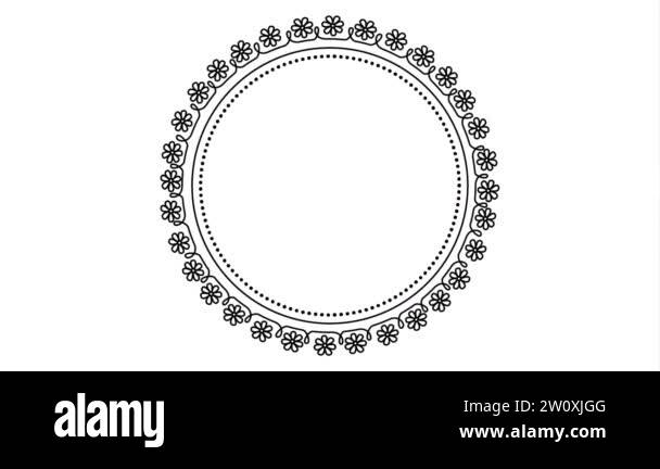Circular vintage border frame Stock Videos & Footage - HD and 4K Video ...