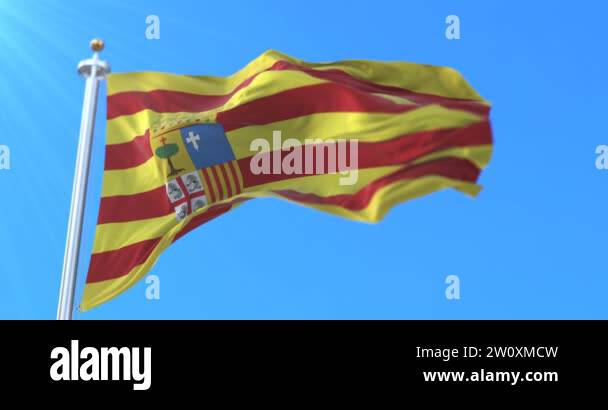Spanish autonomous flag Stock Videos & Footage - HD and 4K Video Clips ...
