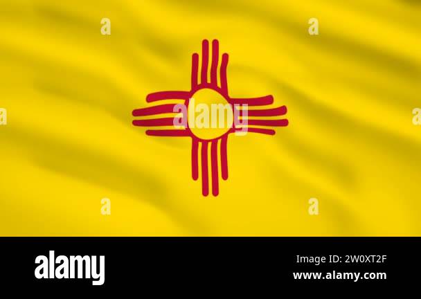 New mexico usa flag waving Stock Videos & Footage - HD and 4K Video ...