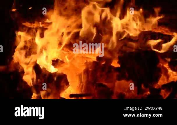 Close up fire burning night Stock Videos & Footage - HD and 4K Video ...