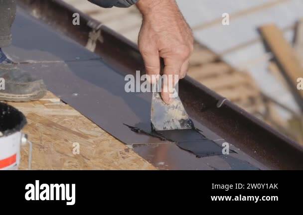 Laying of flexible shingles Stock Videos & Footage - HD and 4K Video ...