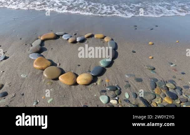 Heart made pebble stones Stock Videos & Footage - HD and 4K Video Clips ...