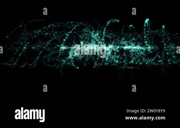 4k animated background simulating a DNA model Stock Video Footage - Alamy