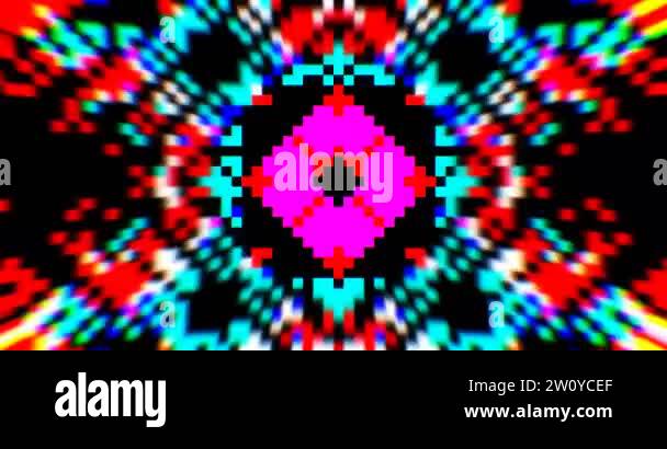 8Bit VJ Loop. Arcade Screen. Retro Game Stock Video Footage - Alamy