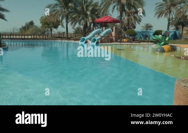 UAE, Dubai - Circa 2020: Corona Virus lock down, footage of a large and ...