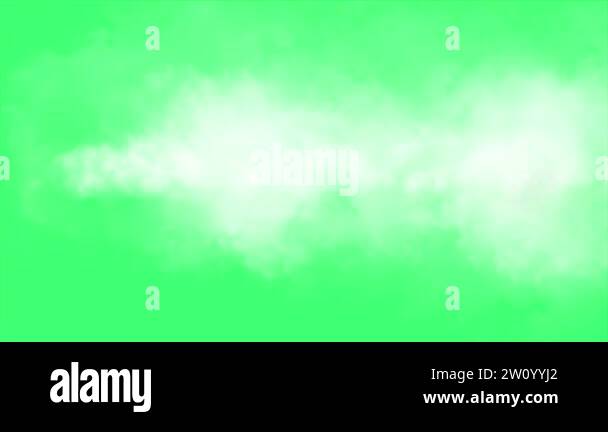 4k animation - Clouds effect on green screen Stock Video Footage - Alamy