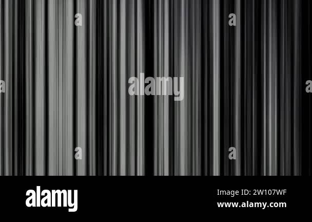 White Abstract Vertical Lines Blinking On Black Background Seamless Loop Animation Narrow