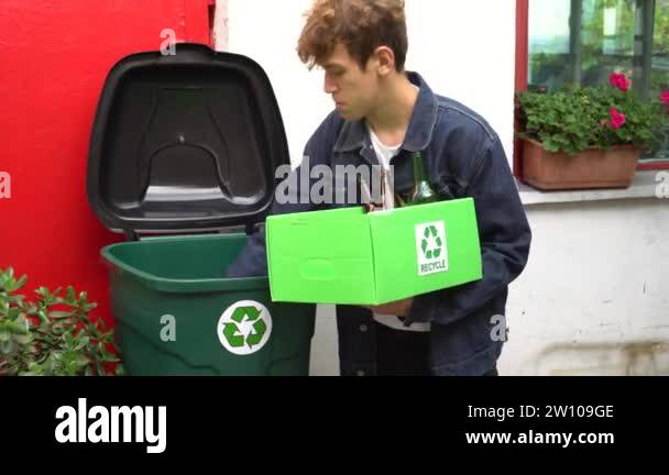 Recycle bin recycling reuse waste Stock Videos & Footage - HD and 4K ...
