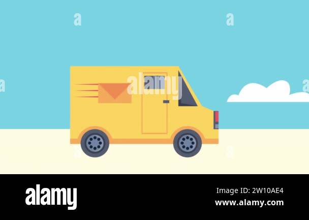 Delivery van fast letters Stock Videos & Footage - HD and 4K Video ...