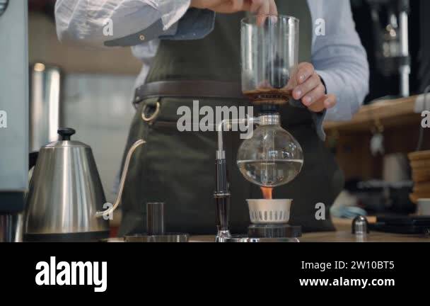 Coffee Syphon alternative method of making in coffee shop and cafe ...