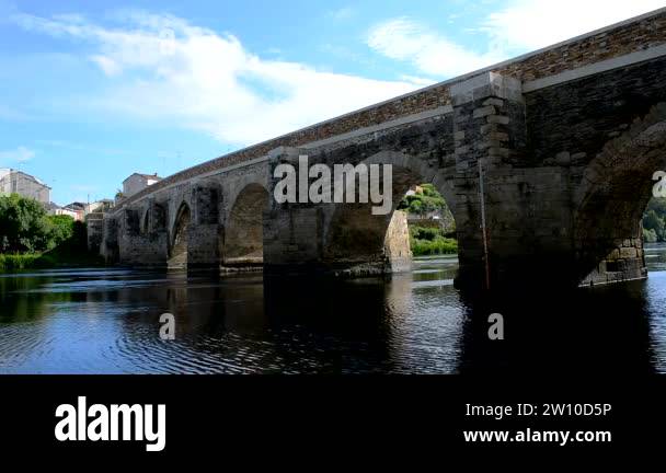 Stone medieval bridge over river Stock Videos & Footage - HD and 4K ...