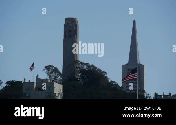 Coit tower modern transamerica Stock Videos & Footage - HD and 4K Video ...