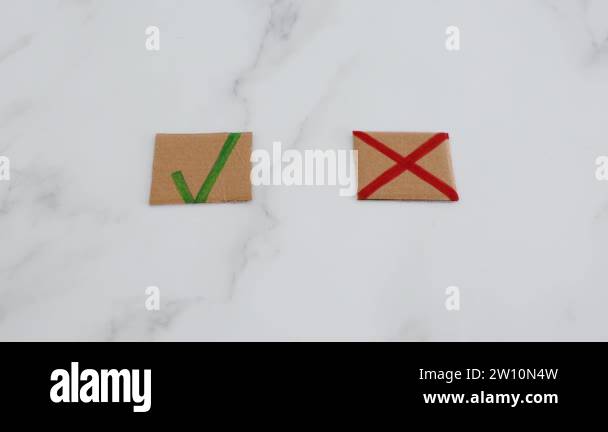 Tick cross icon green Stock Videos & Footage - HD and 4K Video Clips ...