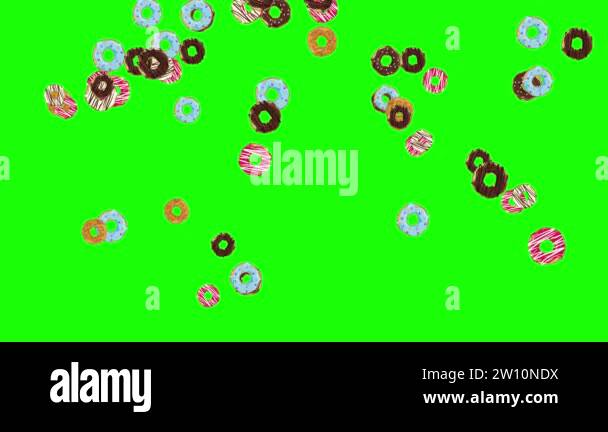 donuts sweet tasty sweet green screen sweet donuts animation tasty ...