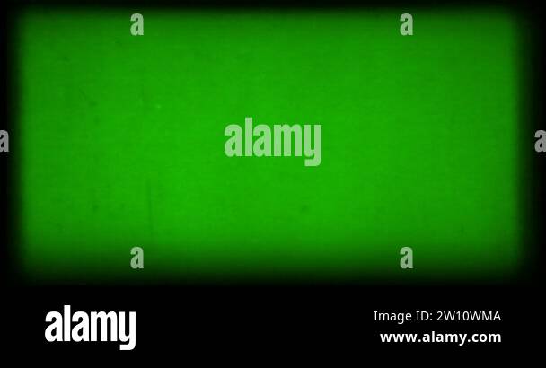 green vintage old grunge film strip frame background, old movie damage ...