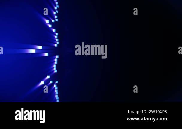 Audio blue wave animation. Sound wave from equalizer. Pulse music ...