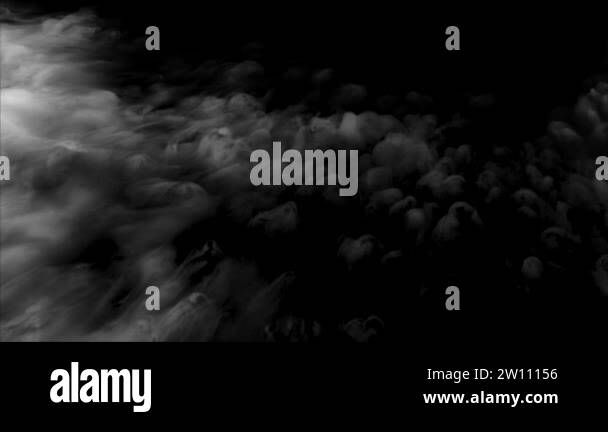 Ground Realistic Smoke Clouds from up with alpha channel Dry Ice Smoke ...