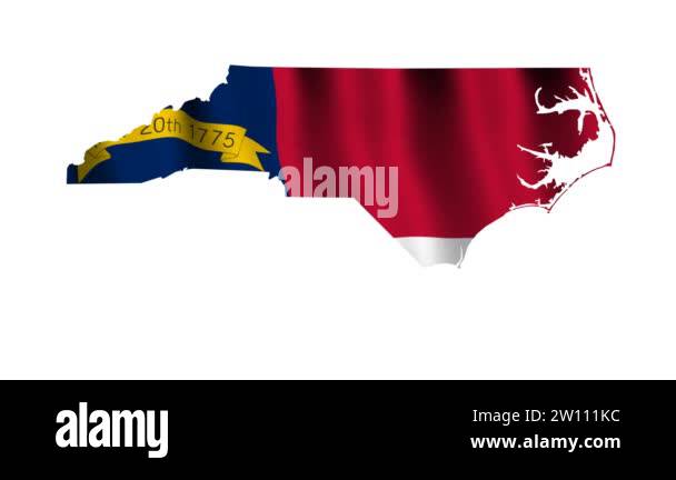 North carolina symbols map Stock Videos & Footage - HD and 4K Video ...