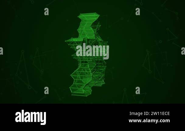 Abstract background with animation symbol of star from metallic net ...