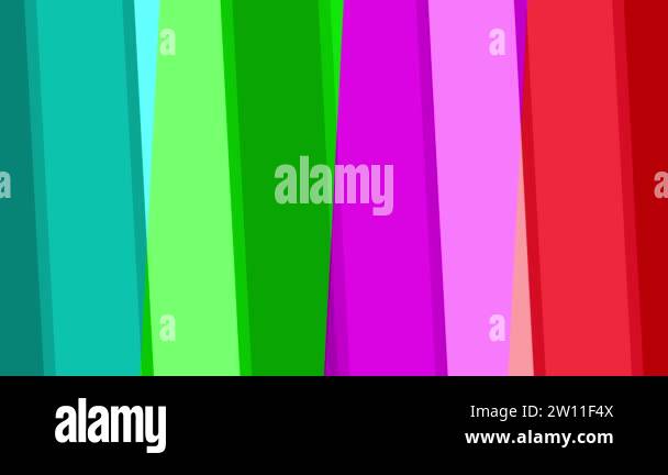 Graphic 2D video pattern with 2 diagonal bars moving to the lower right ...