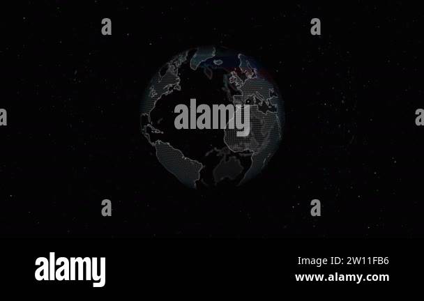 Earth map dots Stock Videos & Footage - HD and 4K Video Clips - Alamy