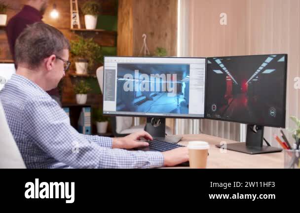 Video game graphics designer Stock Videos & Footage - HD and 4K Video ...