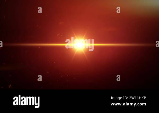 Optical Flares Explosion 4k Footage Glow orange gold flares blast with ...