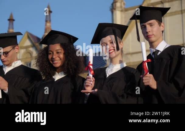 Students posing for camera Stock Videos & Footage - HD and 4K Video ...