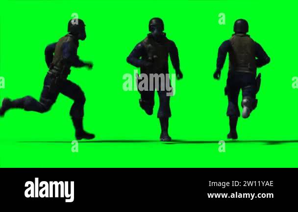 Military soldier animation. Phisical, motion, blur. Realistic 4k ...