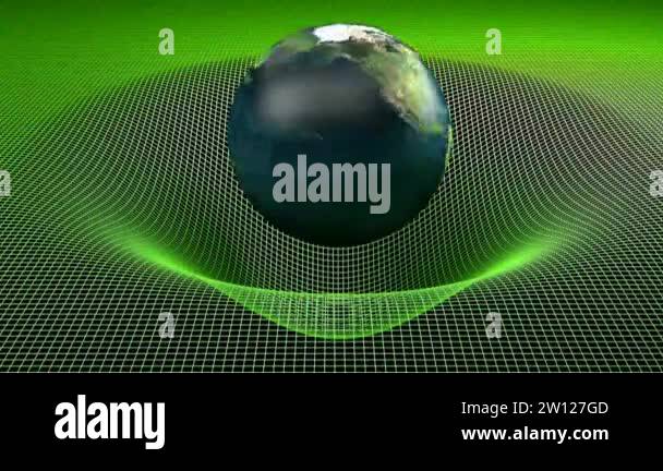 Planet Earth over a green grid on black background - 3D rendering ...