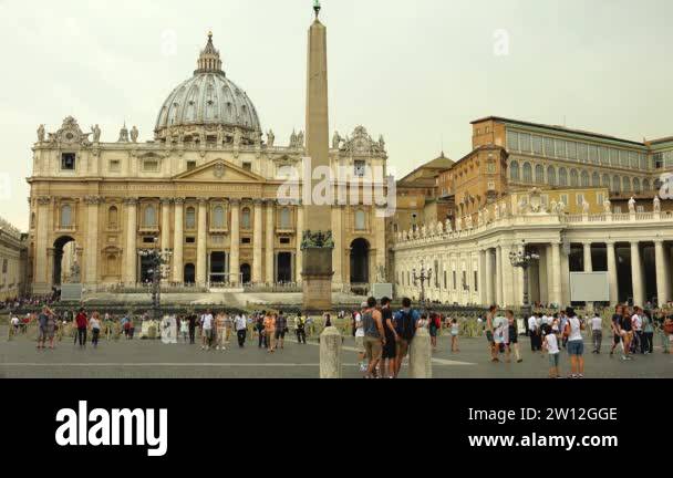 VATICAN - circa 2019: Rome, Italy, Vatican and St. Peters Basilica ...