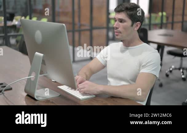 Sick man working computer Stock Videos & Footage - HD and 4K Video ...