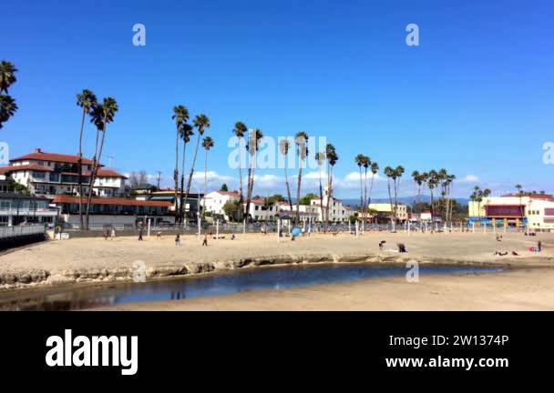 Santa Cruz Beach Boardwalk on the northern Monterey Bay in Santa Cruz ...