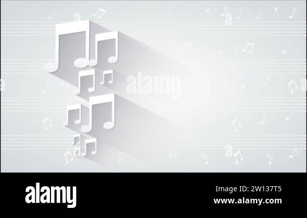 Stave music notes vector Stock Videos & Footage - HD and 4K Video Clips ...