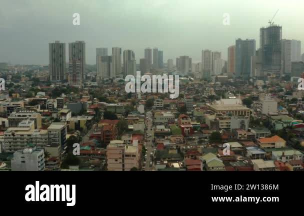 Panorama of Manila.The city of Manila, the capital of the Philippines ...