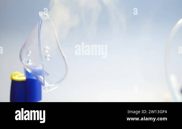 Oxygen mask of nebulizer, medical equipment for pneumonia, covid, sars ...