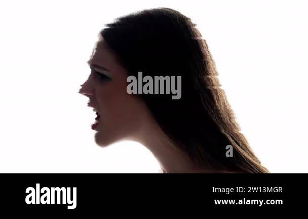 Side profile angry woman Stock Videos & Footage - HD and 4K Video Clips ...