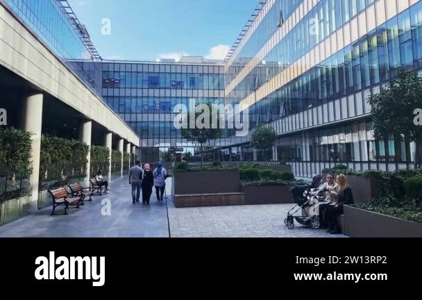October 24, 2019. Turkey. Istanbul. University Hospital Koch. Facade ...
