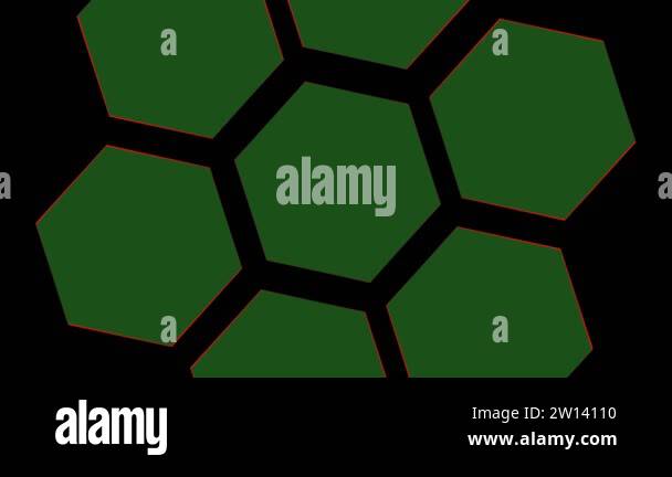 Colored graphic object on a minimal black background, which rotates ...