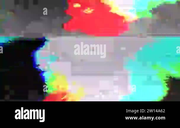 Damaged vhs or corrupted tv effect. Futuristic natural light ...