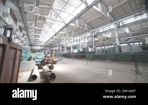 Structures and parts of machine tools in heavy engineering plants Stock ...